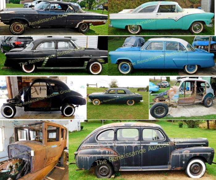 Engle Classic Car Auction - antique/project cars, classic parts, tools ...